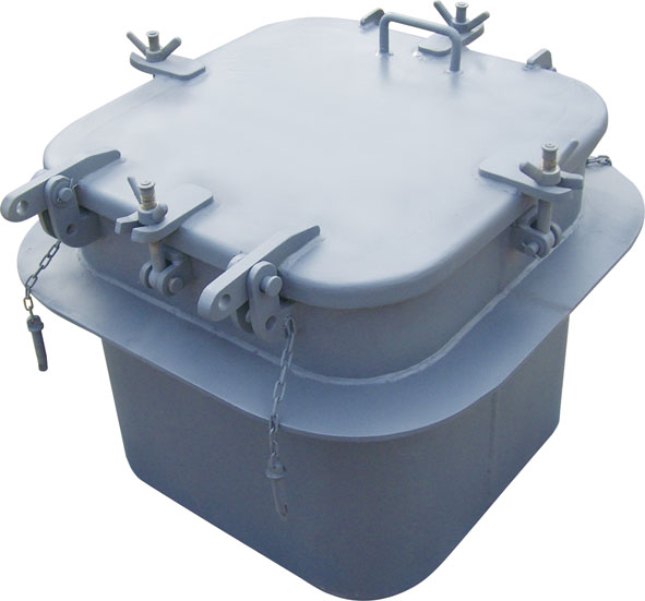 Quick Opening Hatch Cover - Aluminum Steel Marine Grade