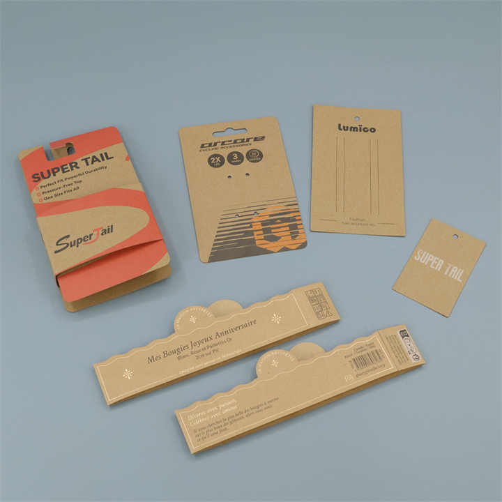 Customized Insert Cards Packaging Cardboard Wrap Around Paper Blister ...