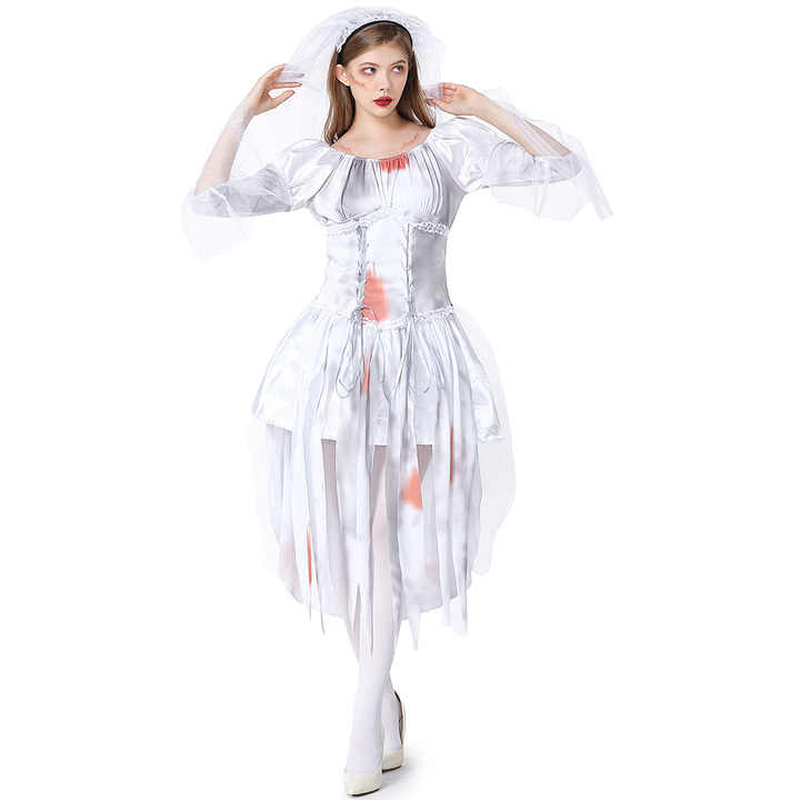 Family Horror Vampire Zombie Cosplay Uniform Women & Men Blood Horror ...
