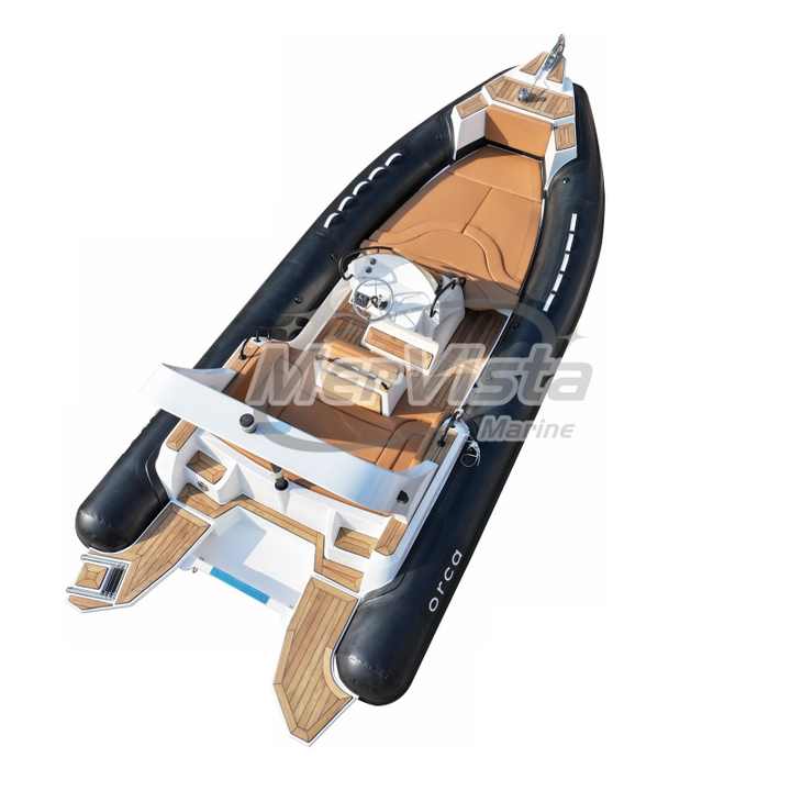 Luxury 14 Capacity Rib 680 Orca Hypalon Fiberglass Boat