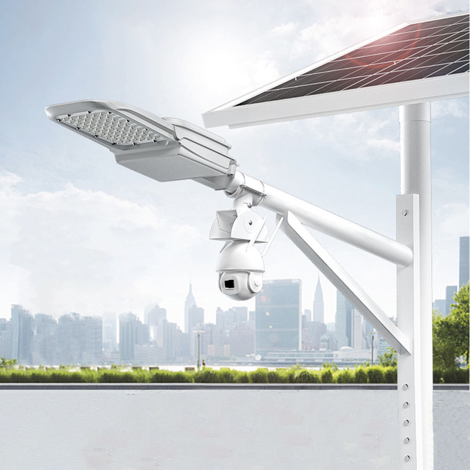Intelligent Light Control IP65 60w WIFI 4G Solar LED Street Light with ...
