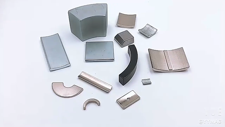 Wedge Shaped Neodymium Magnet Semi-ring High-strength Ndfeb Magnet for ...