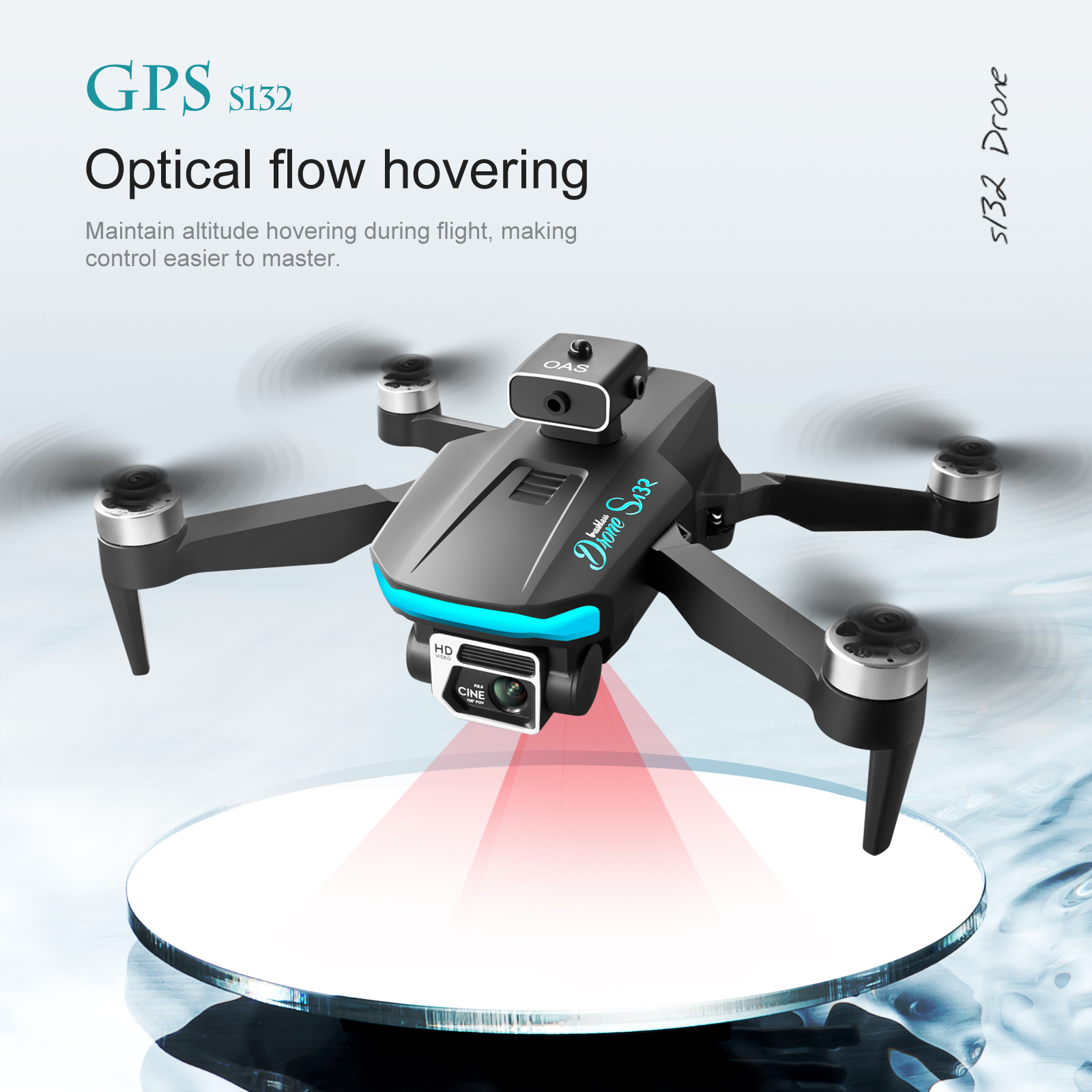 S132 RC Drone GPS with 8K Camera - 5G WIFI & Obstacle Avoidance