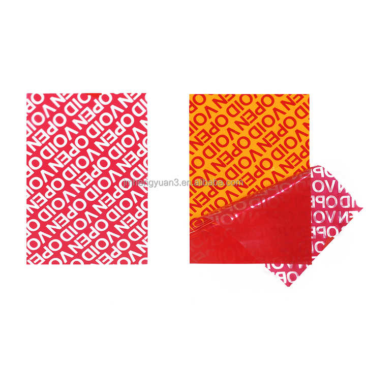 Custom Printed VOID Security Labels Tamper Evident Warranty Void ...