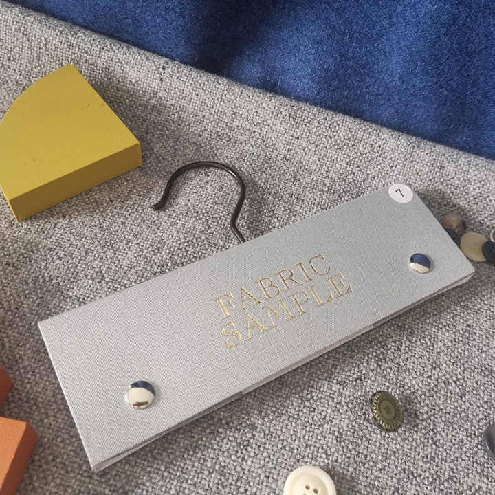 Custom Textile Fabric Swatches - Easy Wall Mounting
