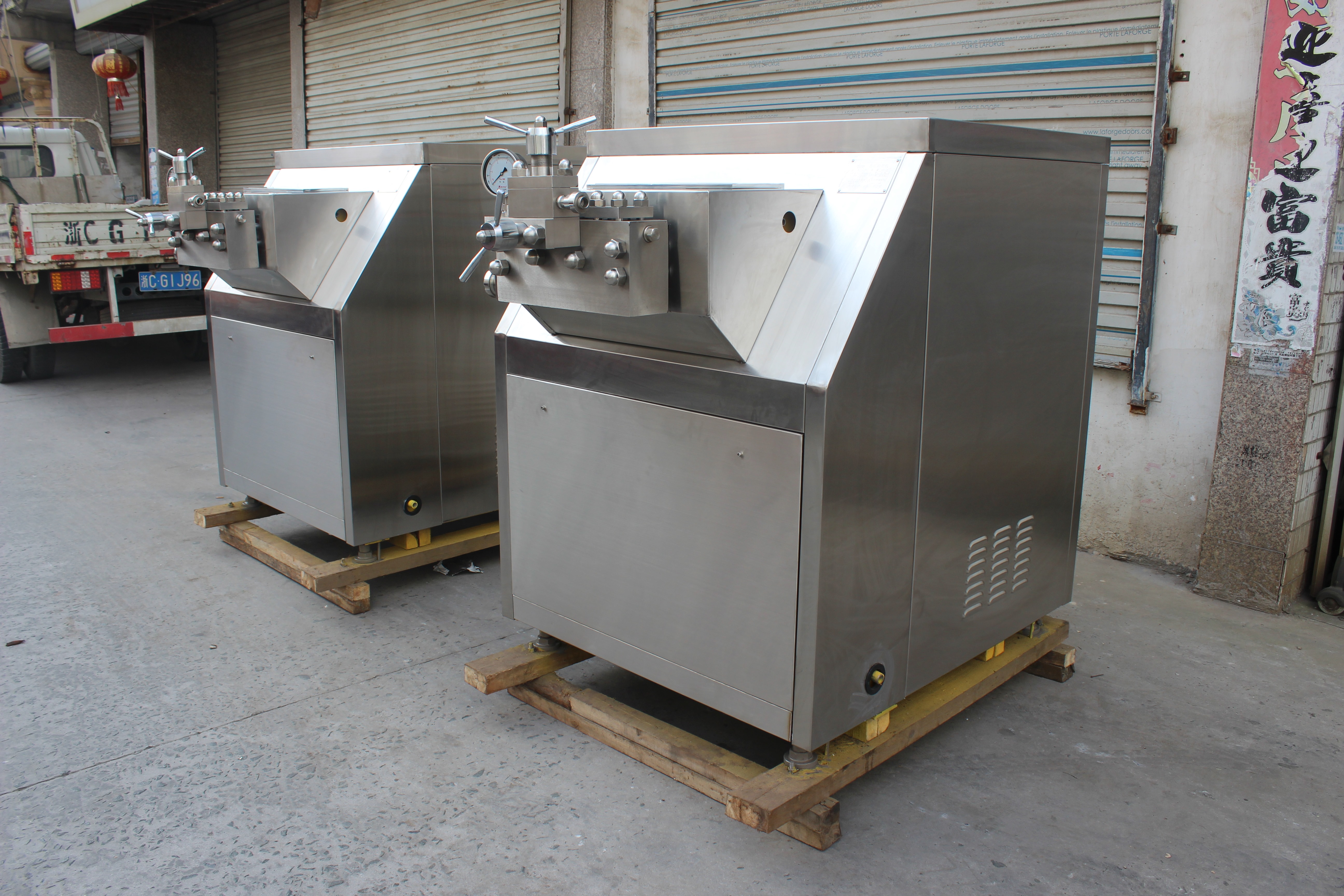 High pressure food grade milk homogenizer for yogurt ice cream Products ...