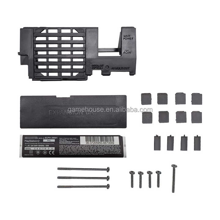 LD Housing Shell Cover Case with Screws for PS2 Console