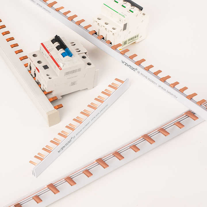 4P Pin Type Distribution Box Copper Busbar Circuit Breaker MCB ...
