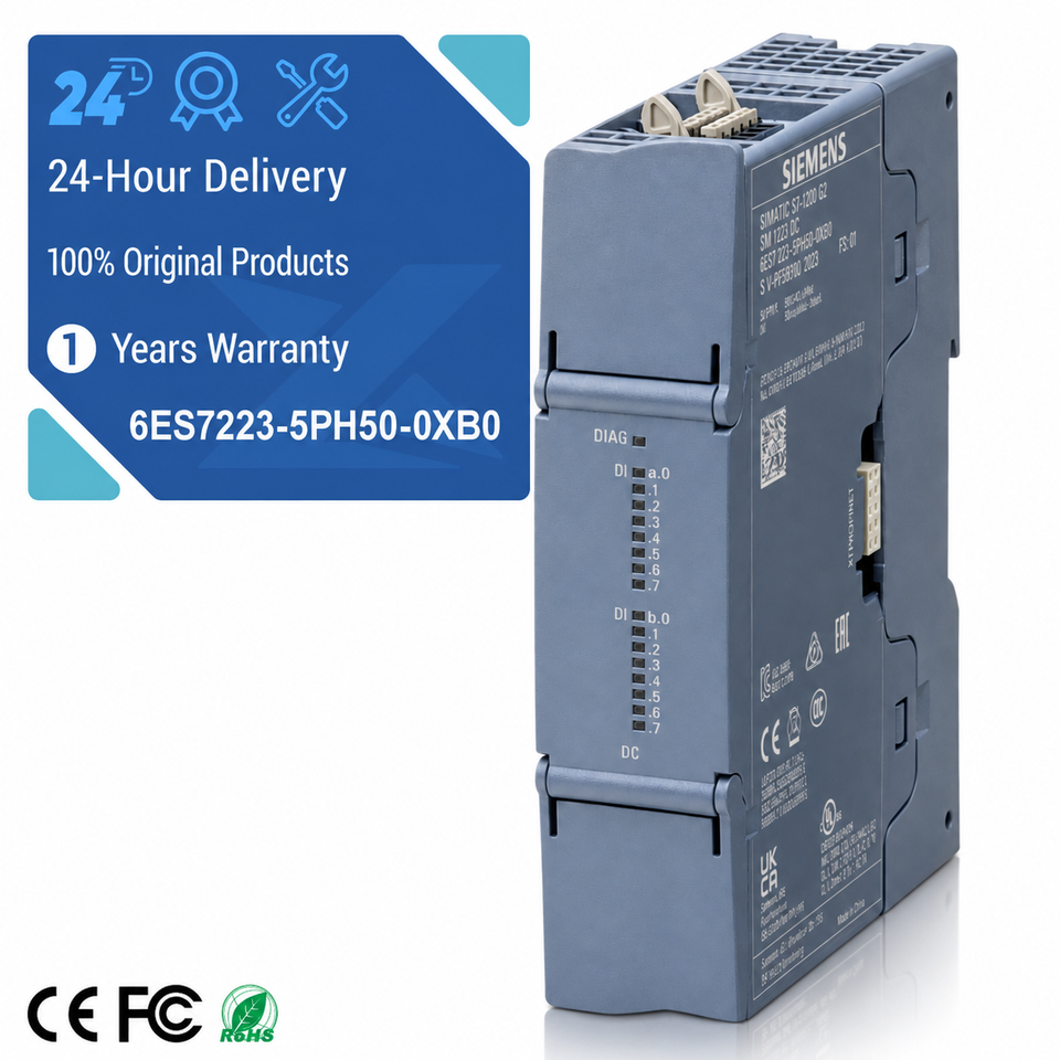 6ES7223-5PH50-0XB0 Siemens New Original SIMATIC S7-1200 G2 SM1223 8DI ...