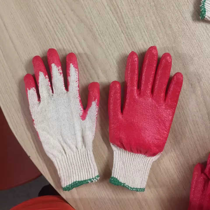 Top cheap Vietnamese Safety work gloves - Hot Selling Half Latex Coated ...