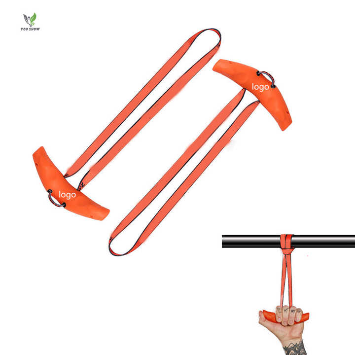 TPE Handle Grip Soft Touch Weightlifting Pull-Up Most Grip Fitness ...