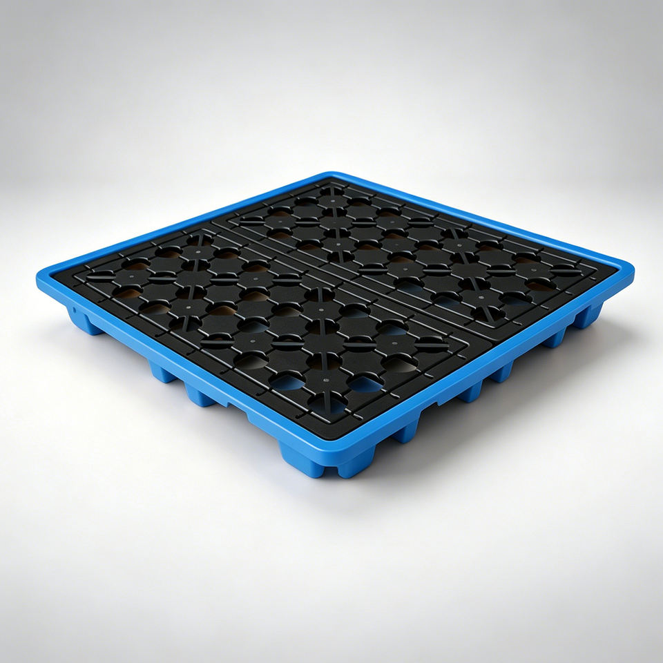 Good Quality Spill Containment Pallet IBC Plastic Sump Pallet 1100L ...