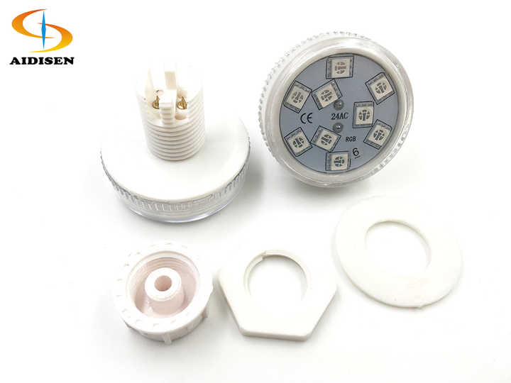 AC24V RGB Auto Running LED Point Light Bulb White Pixel Lights for ...