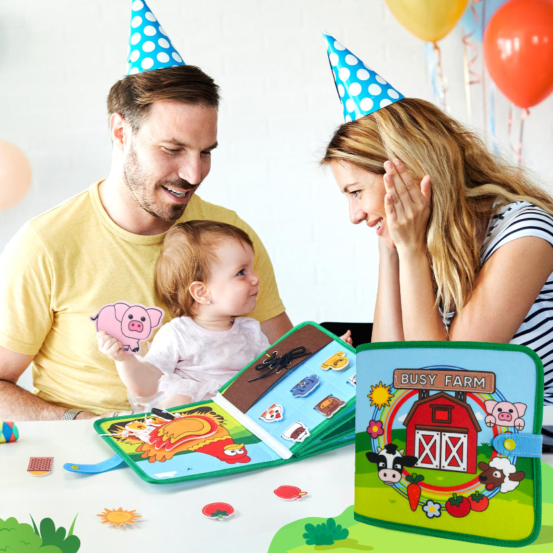 2026 Wholesale Portable Preschool Toddlers Felt Farm Busy Board ...