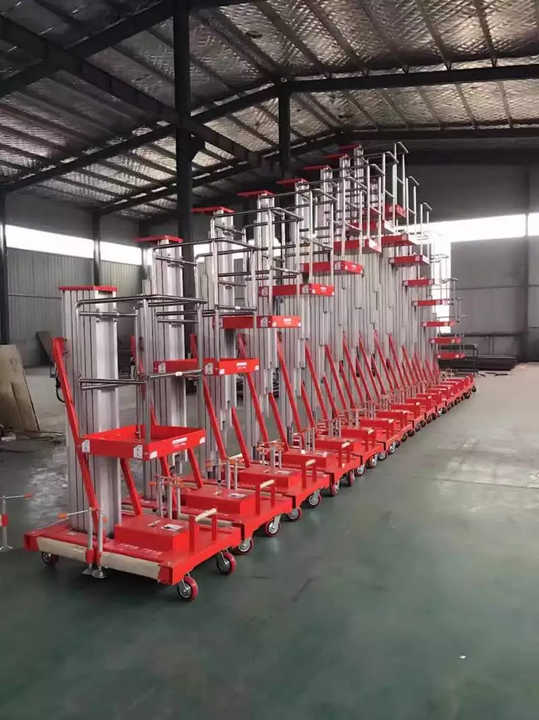 cheap price hydraulic aluminum alloy lift tables electric ladder ...