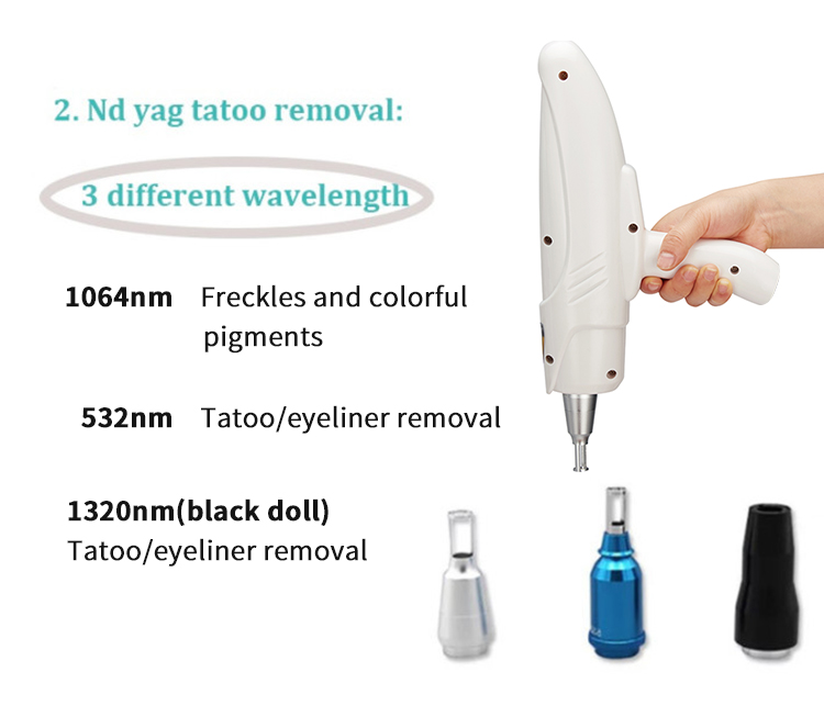 Laser Hair Removal Machines & Facial Lifting Machine: 3 Handle ND YAG ...