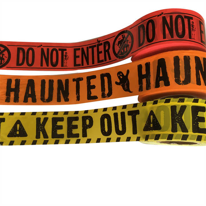 Red Danger Hazard Non-Adhesive PE Warning Caution Tape