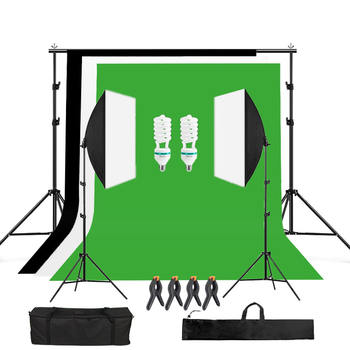 Photo Studio Equipment 2*3M Background Stand Photography Backdrop Set ...