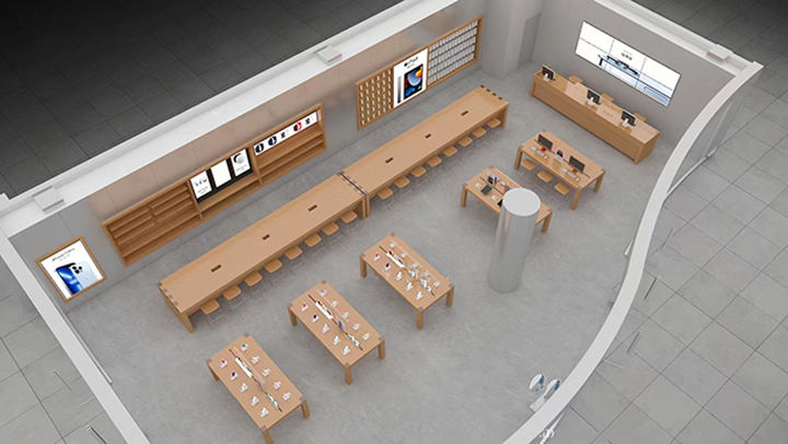 Apple Shop Interior Design & Display Furniture Supplier - Eco-Friendly ...
