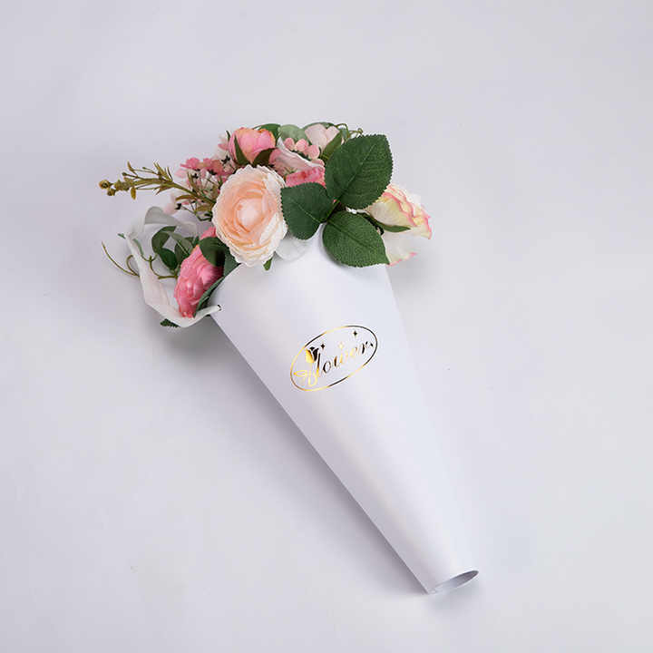 Ice Cream Cone Shape Packaging Paper Box Gift Flower Cones