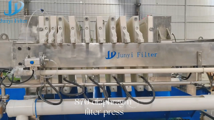 Best Seller Diaphragm Filter Press Membrane Filter Press with Dripping ...