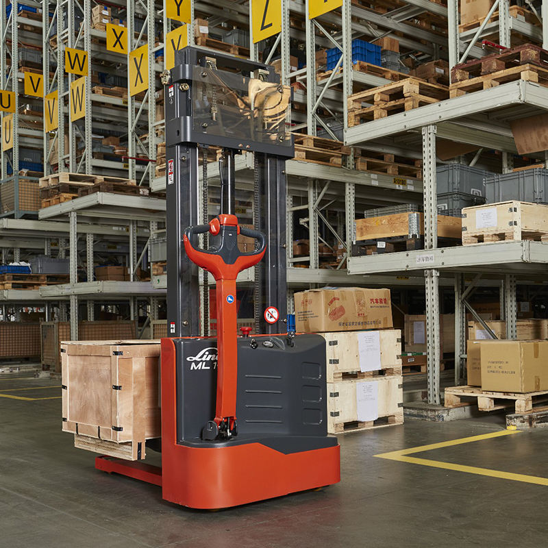 Linde ML12 Pedestrian Electric Pallet Stacker 1.2ton 1200kg With Lead ...