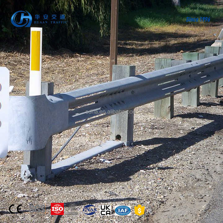 Highway Guardrail Safety Fence Customizable W Beam Barrier Double ...