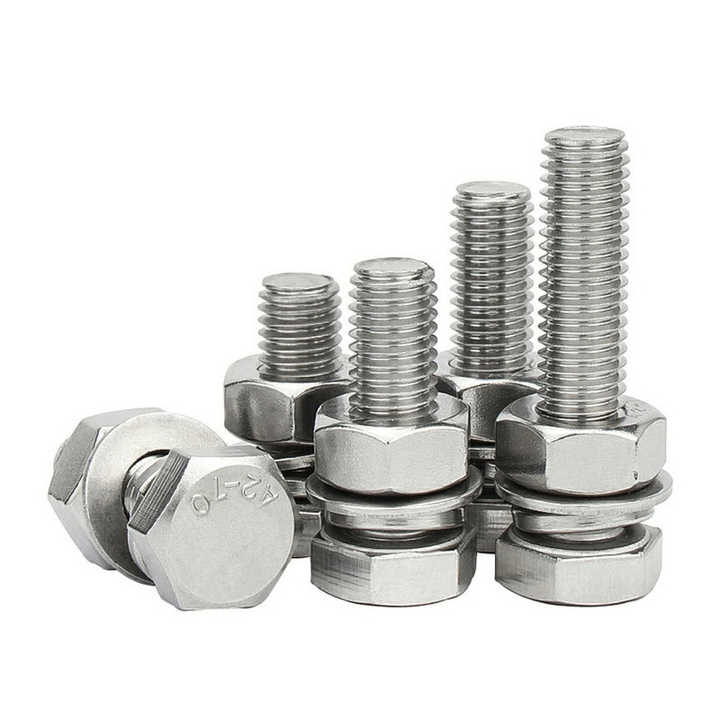 High Quality M4-M16 Stainless Steel Bolt Set - DIN