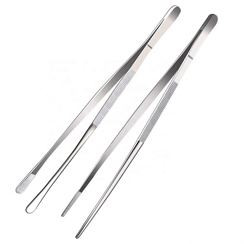 Stainless Steel Food Tweezers - Versatile Kitchen Utensils