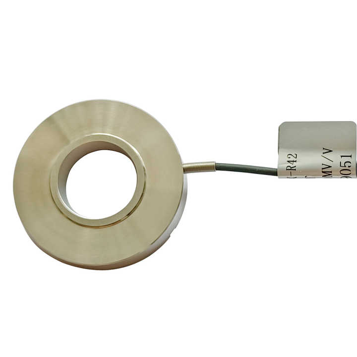 Compact through-tole bolt load cells force sensor transducer for ...