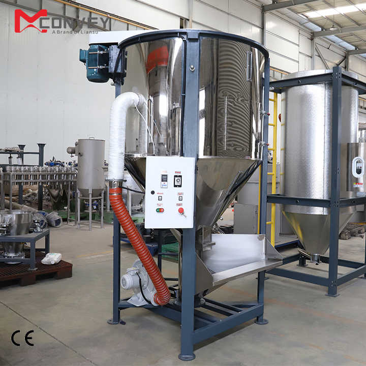 500KG Vertical Blender Silo - Efficient Plastic Pellet Mixer
