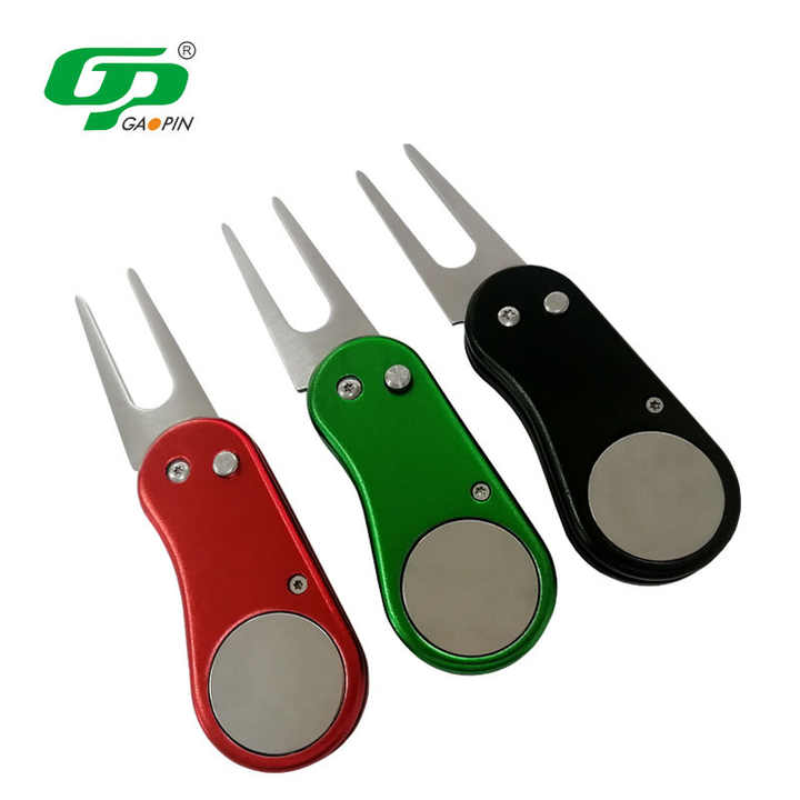 Best-Selling Custom Zinc Alloy Switchblade Divot Tool with Pop-up Ball ...