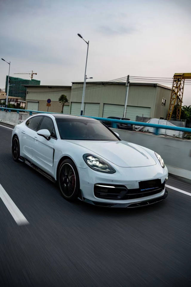 New Carbon Fiber Body Kit for Panamera Includes Front Lip Diffuser ...