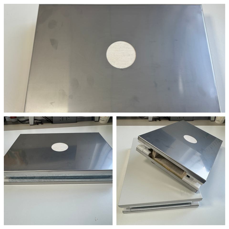 Cleanroom Sandwich Panel Color Steel Wall Ceiling Panel Rock Wool ...