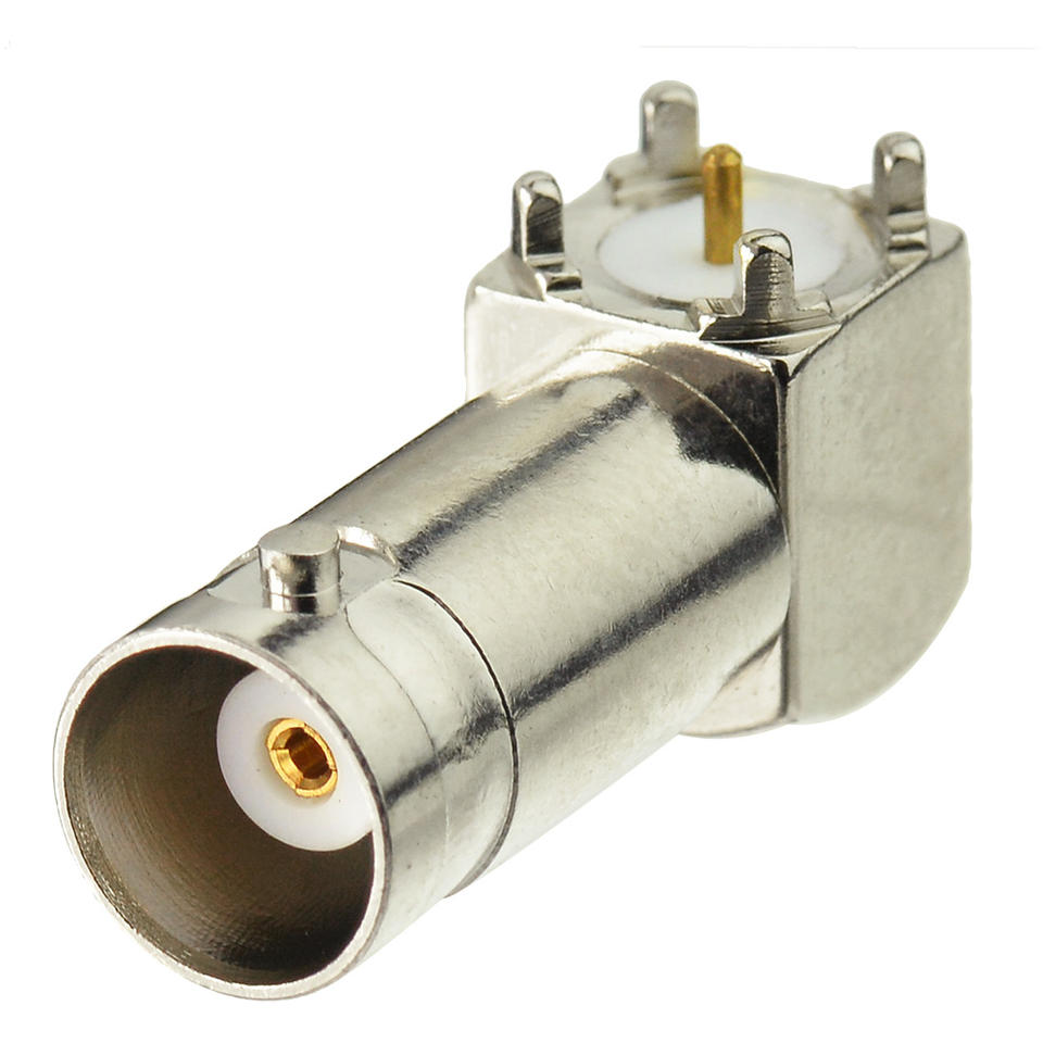 Superbat BNC 50 Ohm Jack Female Right Angle PCB Connector| Alibaba.com