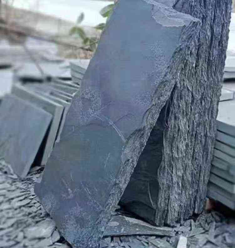 Natural Stone Garden Landscaping - Durable Black Slate