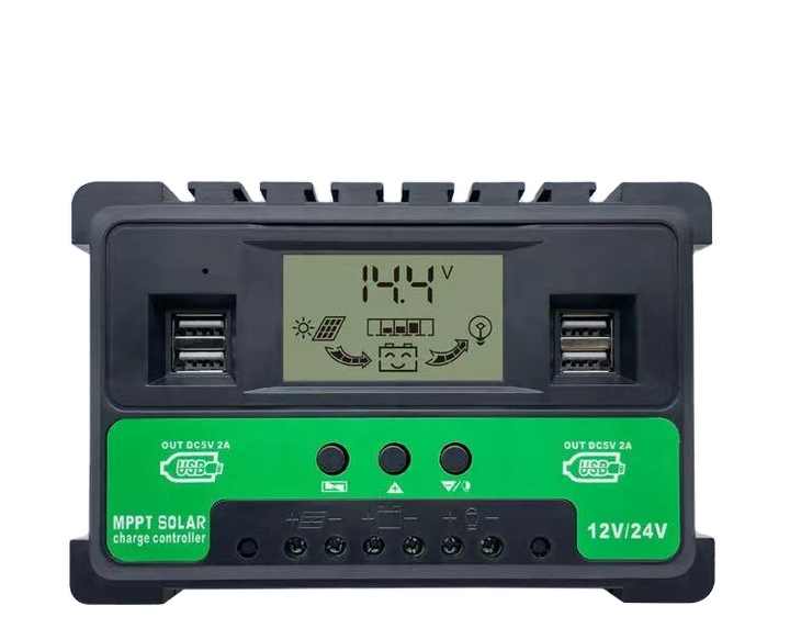 Factory Sale Smart MPPT 60A 80A 100A Sun Solar Charge Controller High Input Voltage 100A Solar ...