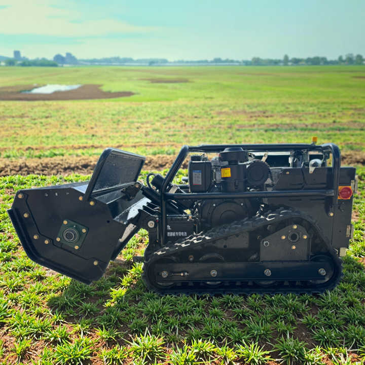 Autonomous 1000mm Cutting Width Diesel-Powered Rotary Blade Mulcher ...