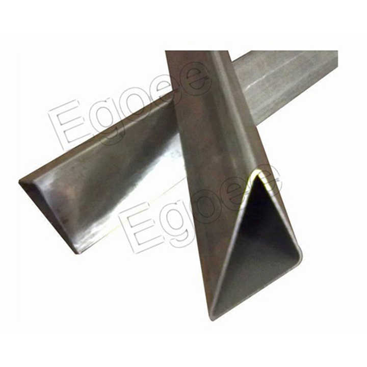 Hollow Triangle Pipe Stainless Steel - Half Round Sizes