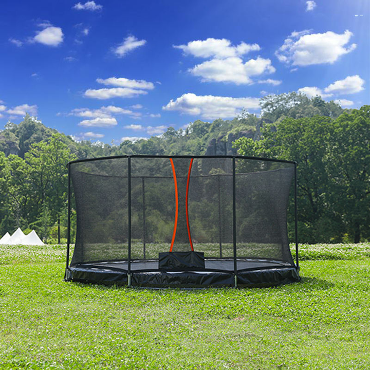 Zoshine Low-Level Inground Trampoline for Seniors & Adults - Easy ...