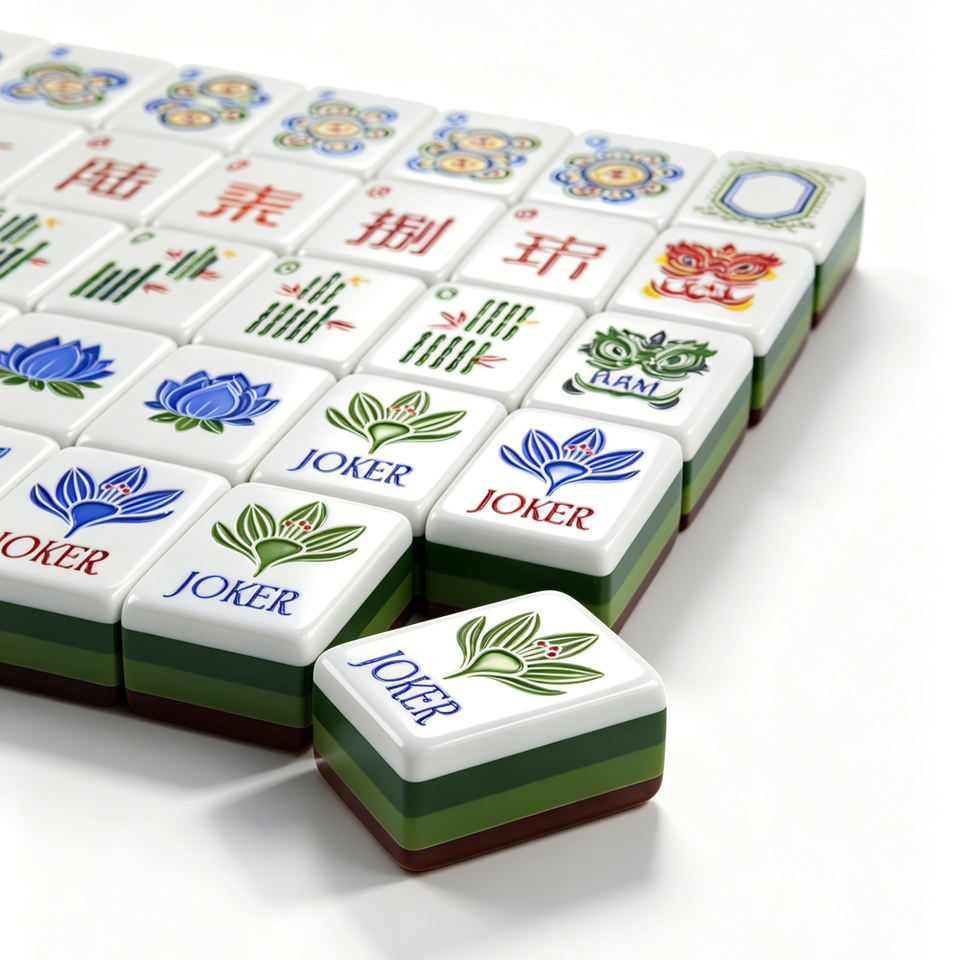 US Stock,Heritage Mahjong Tiles,Custom 4-Layer American Mahjong Tiles ...