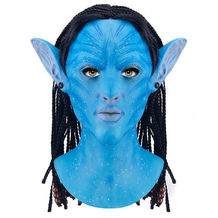 Festival Avatar 2 Cosplay Mask Water Road Facial Makeup Men Women Crazy ...