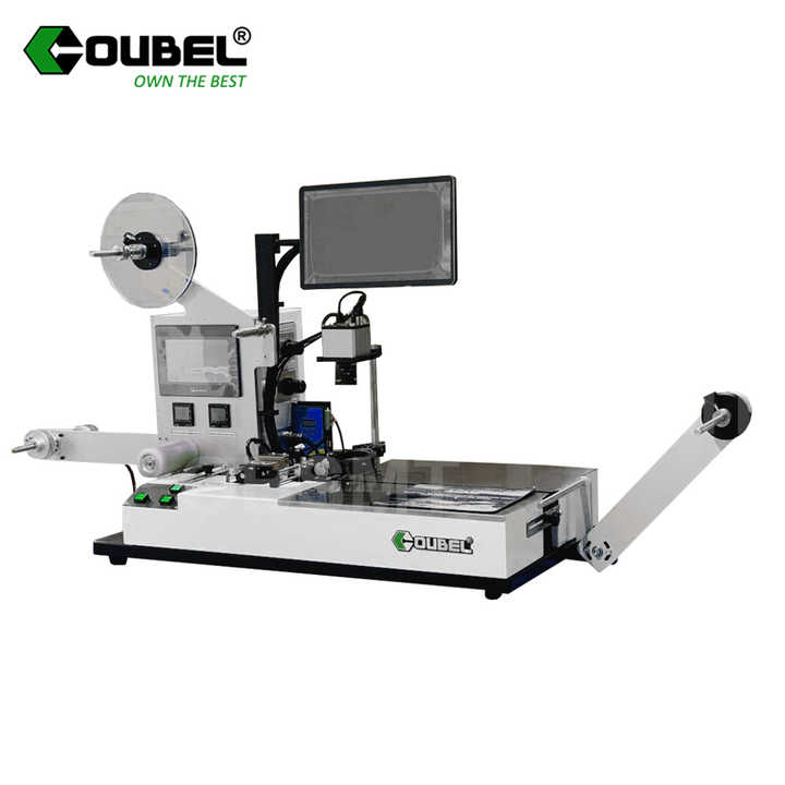 Semi-Automatic SMD Taping Machine with CCD Camera, 8-72mm Tape, 3000 ...