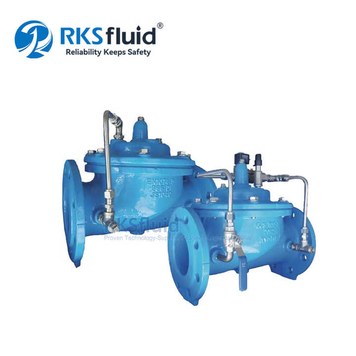 RKSfluid 600X Solenoid Control Valve Ductile Iron Hydraulic Water ...