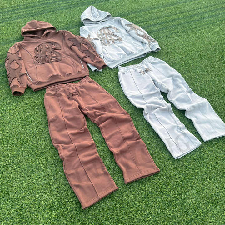 Custom High-Quality Streetwear Applique Patch Embroidered Hoodies and ...