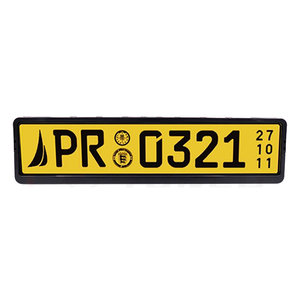 Wholesale hide car number plate frame With Eye-Catching Sparkles ...