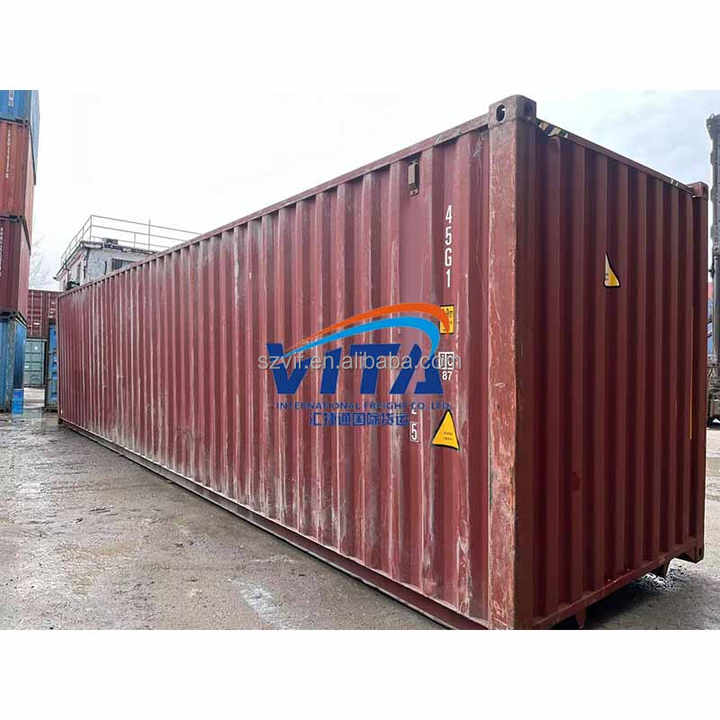 Used 40Ft Container Second Hand Transport Equipment Corten Steel ...