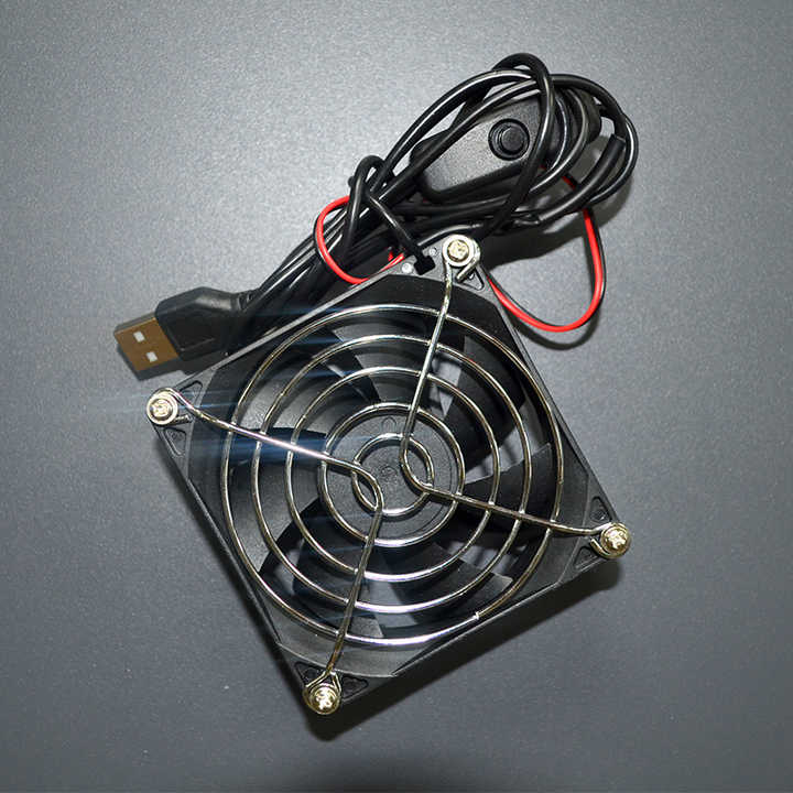 80mm USB Brushless Cooling Fan 5V - Quiet & Efficient