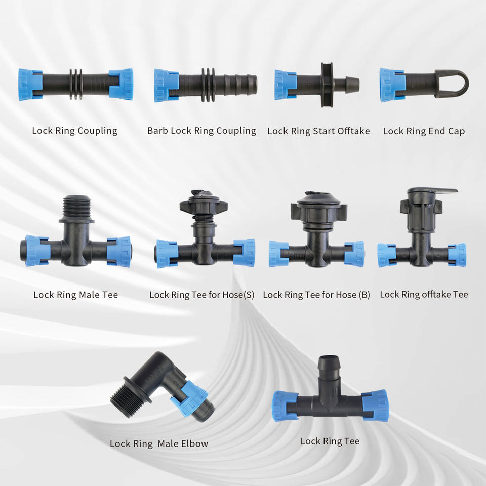 High Quality Irrigation System Lock Ring Fitting Connector Lock Ring ...