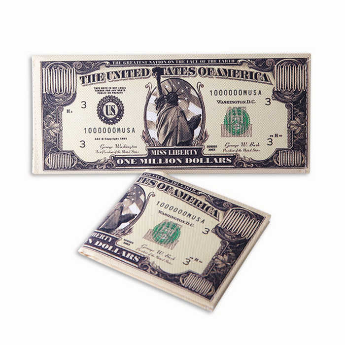 Canvas Men 100 Dollar Bill Purse Wallet - Fashion & Function